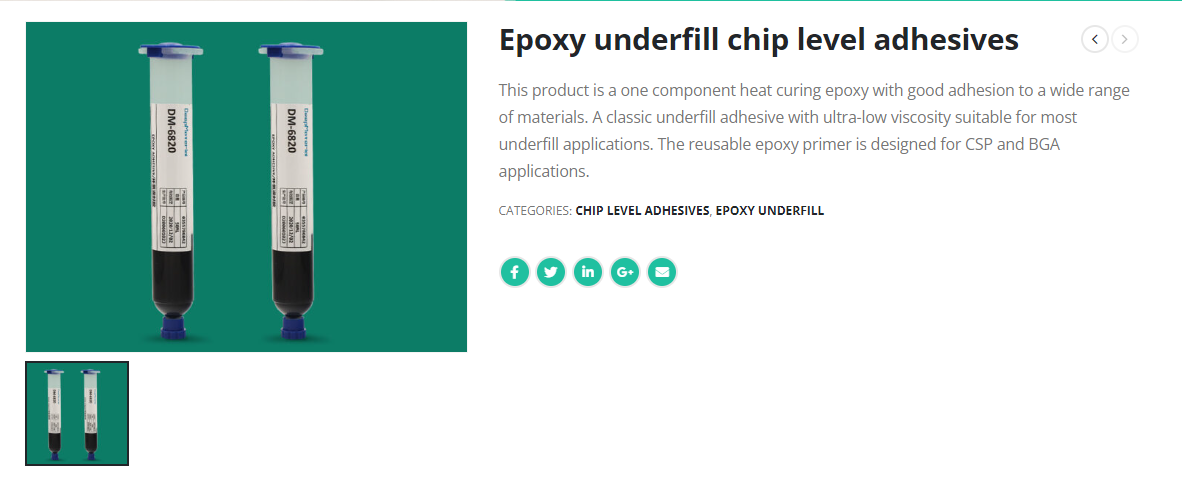 Epoxy underfill chip level (@eucleveladhesives@pawoo.net) - Pawoo - 創作 ...