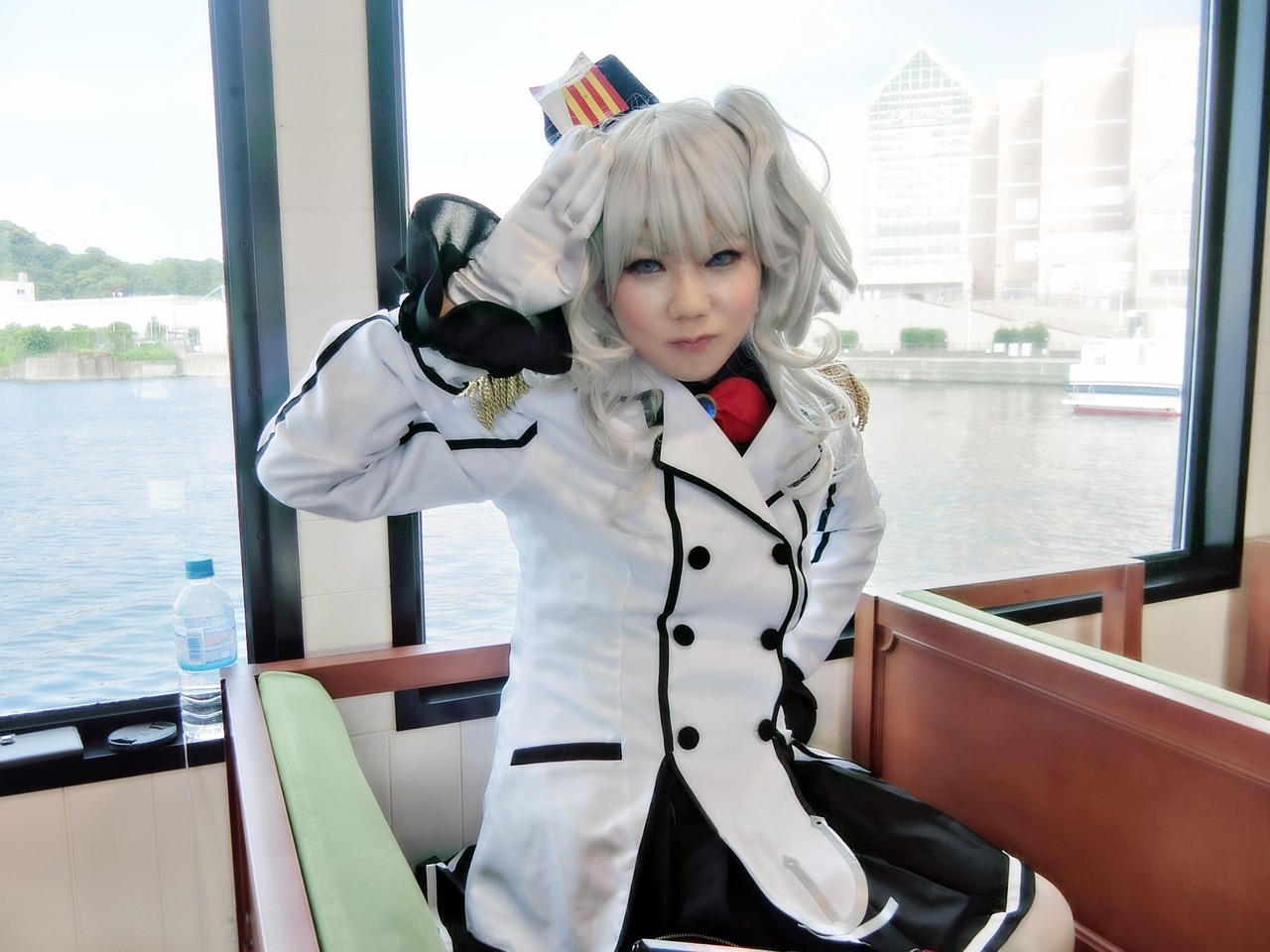 あまにゃん : "#コスプレ #艦これ #鹿島 #女装 #cosplay 横須賀奪還作戦の時のコスプレクルーズたのし…" - Pawoo ...