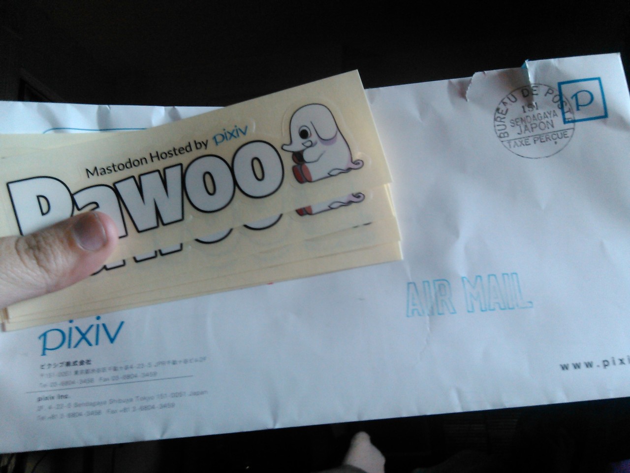 デッドフェニックス 🎨🔞: "ただいま! The #pawoo_maintain stickers landed safely ...