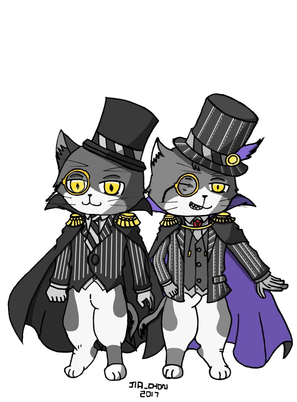 Jia_Chon: "Z/X ゼクス 怪盗ワイヤー 左：世紀の大怪盗ワイヤー 右：ニャインライブズ ワイヤー By.…" - Pawoo ...