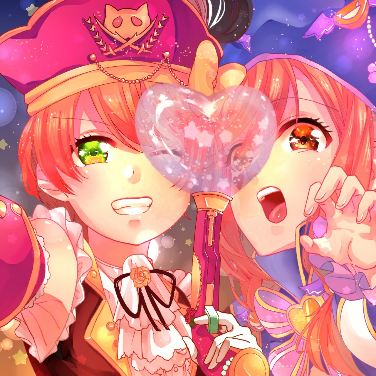 tonami0726: "凛と花丸ちゃんでHAPPY HALLOWEENにゃ!! https://pawoo.net/med ...