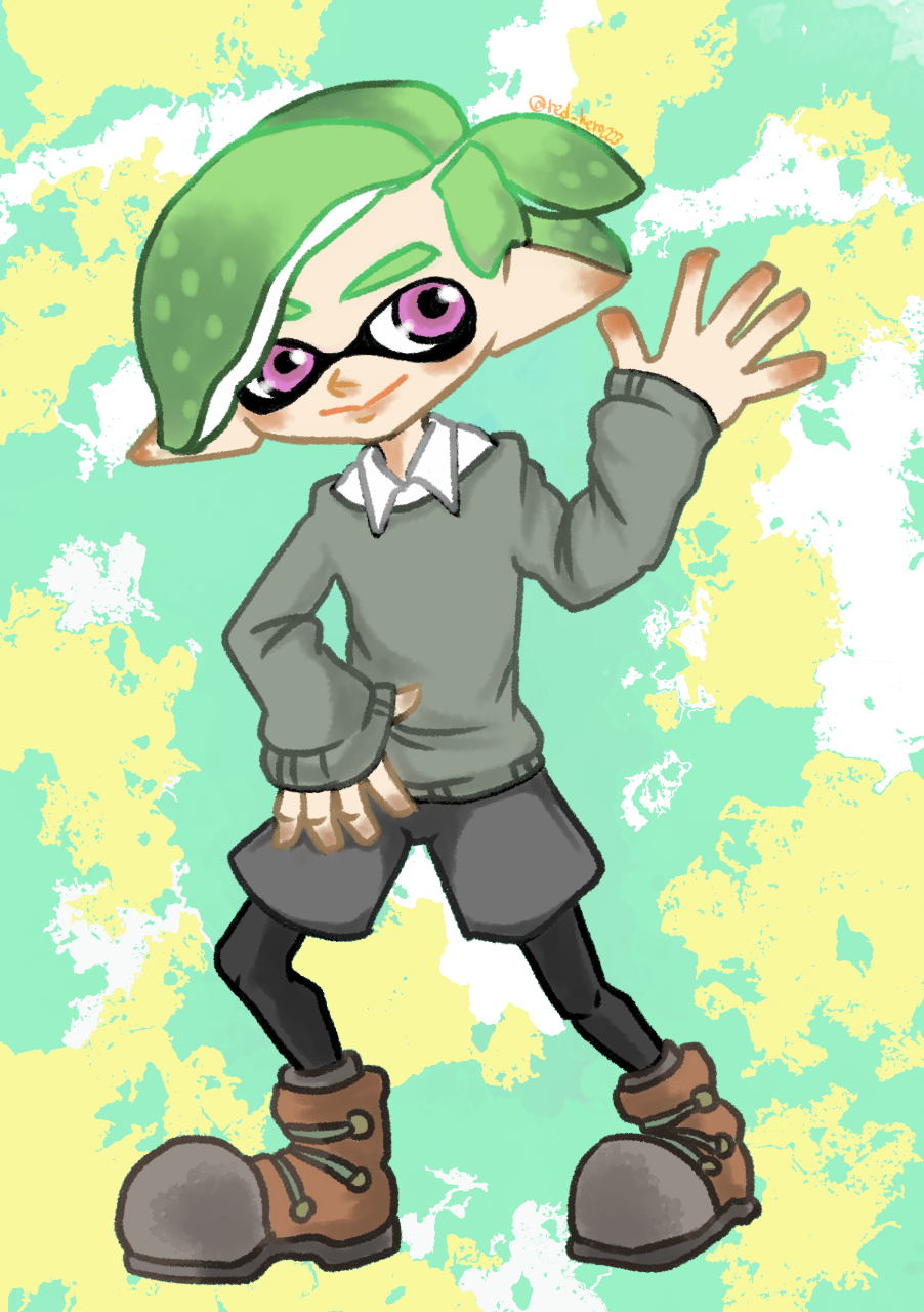 釣り眉: "#スプラトゥーン2 ボーイかいてみた" - Pawoo - 創作活動や自由なコミュニケーションを楽しめる場