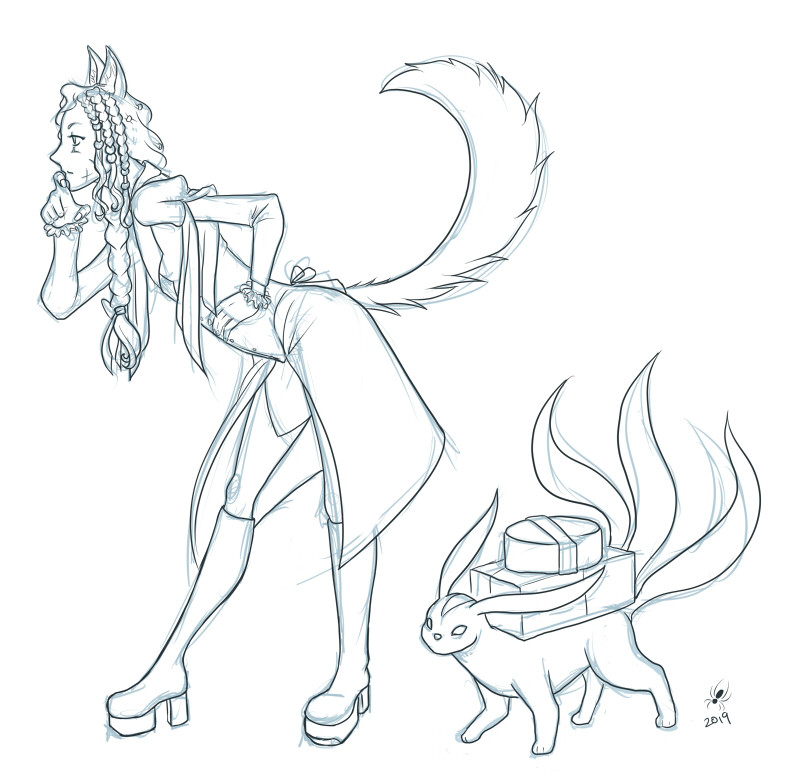 spiderkiss558: "new art for the new yeah of my boy Misto #FFXIV ...