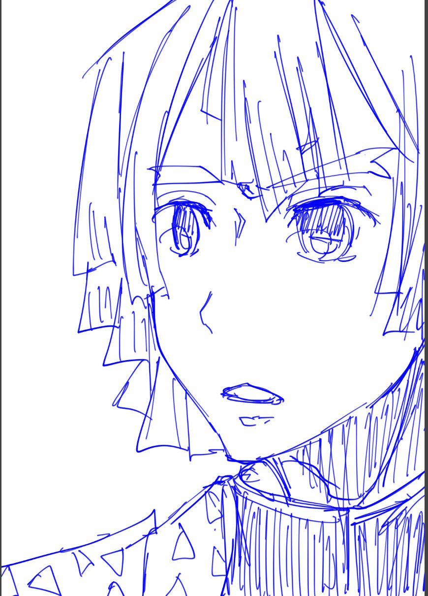 かりんとう: "#鬼滅の刃落書き #善逸 #鬼滅の刃 #pixivSketch https://sketch.pi…" - Pawoo ...