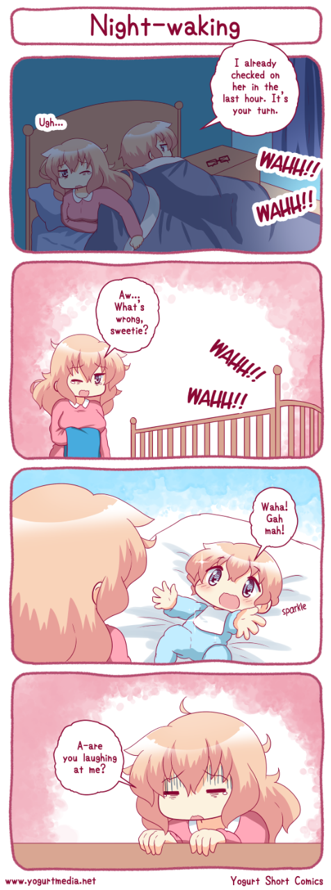 李將龍 (YogurtM): "Baby Yogurt wakes up her parents in the middle of ...