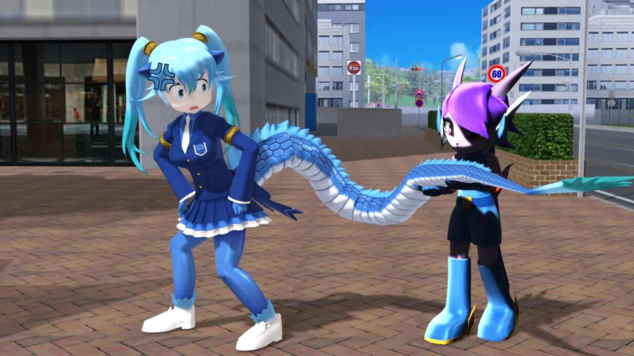 Rax: "[MMD] Lilac : Wow...I didn't know your tail is s…" - Pawoo - 創作活動 ...