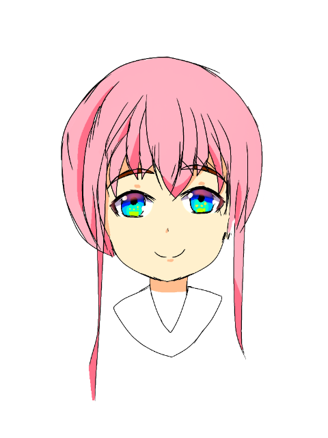 petankonini: "My new format #pink #painting #oc #pixivSketch…" - Pawoo ...