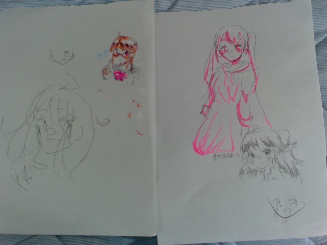 ピエン大好き人間1号: "落描きしっくす 連投すいませんでした #絵描きさんと繋がりたい #落描き #オリジナル #オリキャ ...