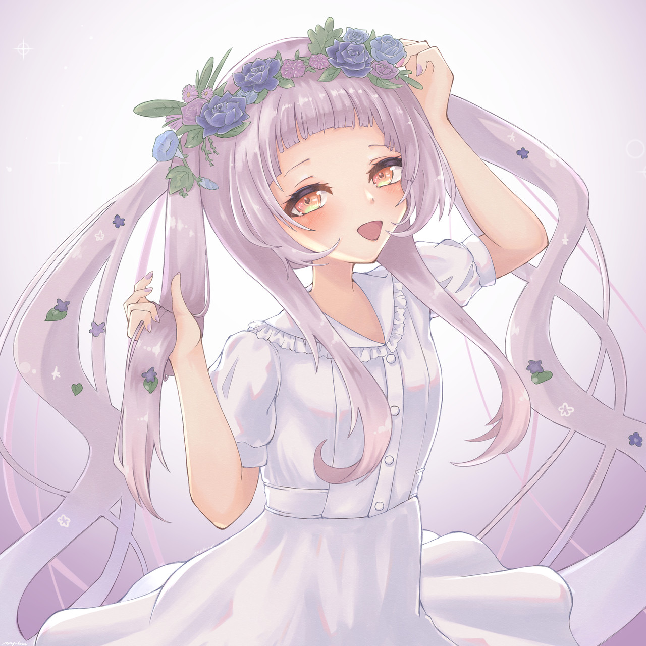 白井惣七: "紫咲シオンちゃん三周年おめでとう！！ | 白井惣七 #pixiv https://www.pixi…" - Pawoo - 創作 ...