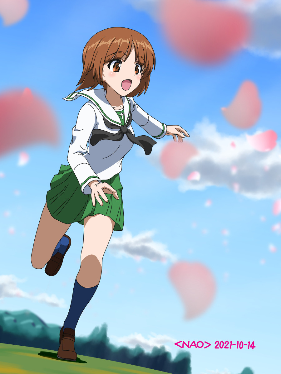 ＜NAO＞: "記念イラストを帰宅後に描くからと言って何もしないではいられませんね😇 #ガルパン10周年 #GuP…" - Pawoo ...