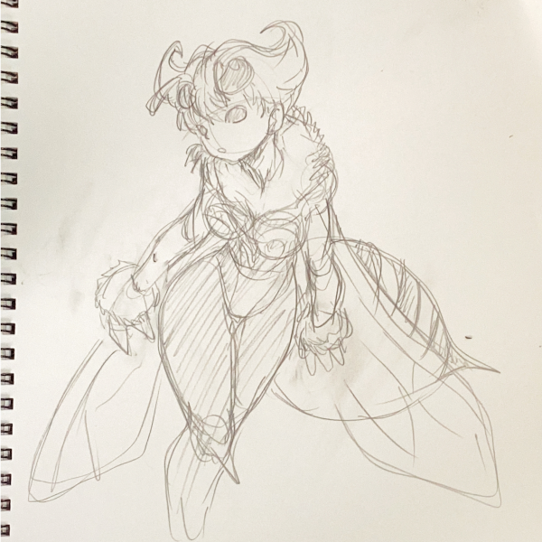 ふゆ@ぱぅ: "2023-01-23 #一日一絵 #アナログ" - Pawoo