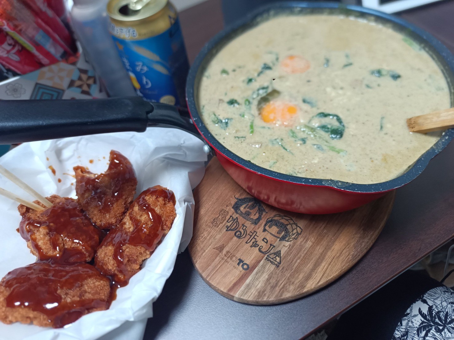 zんd: "#今日のずんだもんメシ 大豆ミートのメンチカツと燻製豆腐を圧力鍋かけたら溶けて豆腐汁になったのだ！" - Pawoo - 創作活動 ...