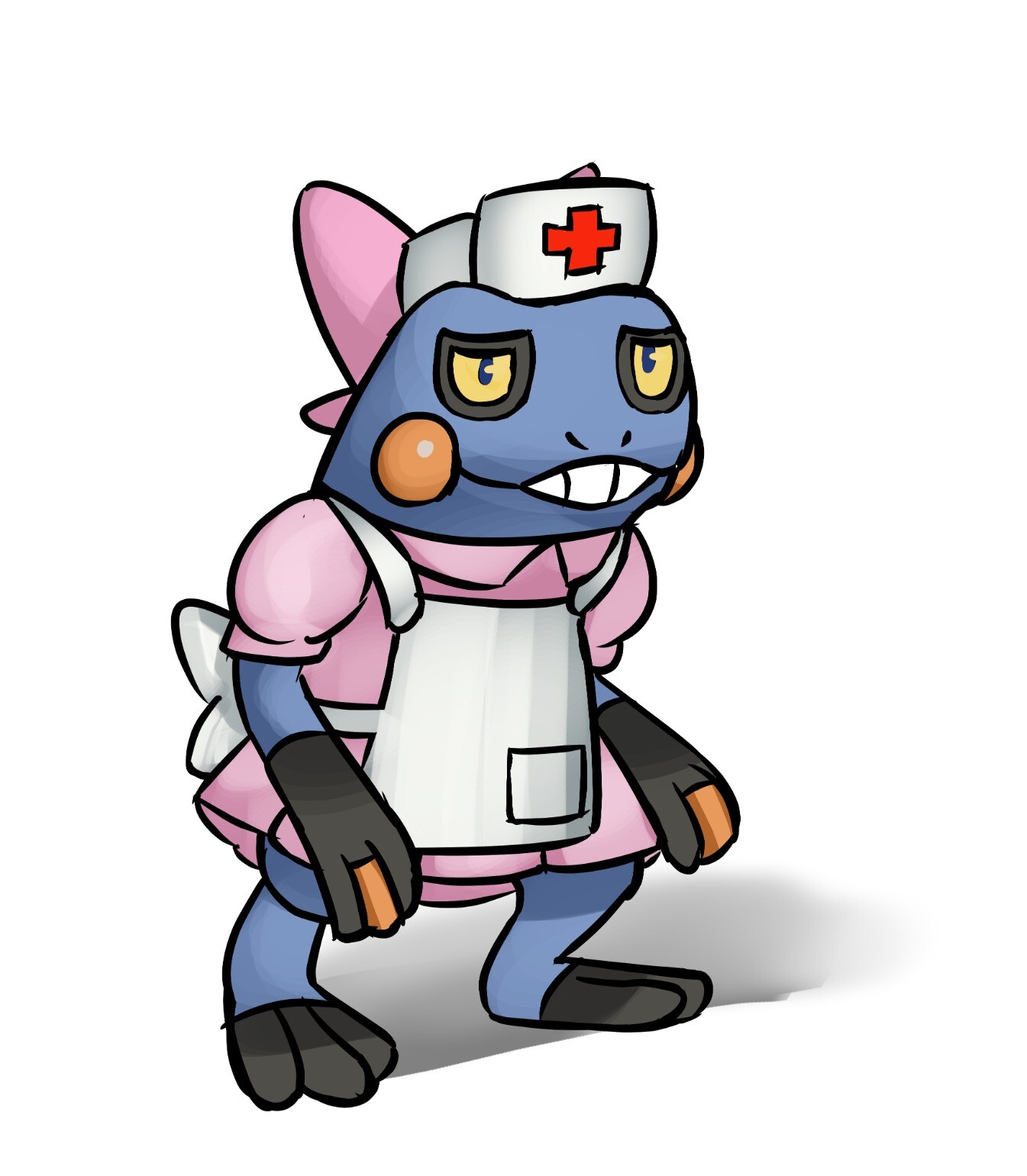 Arya Jaeger: "Nurse Chrissy Croagunk - #Art #Pokémon #Pokemon ...