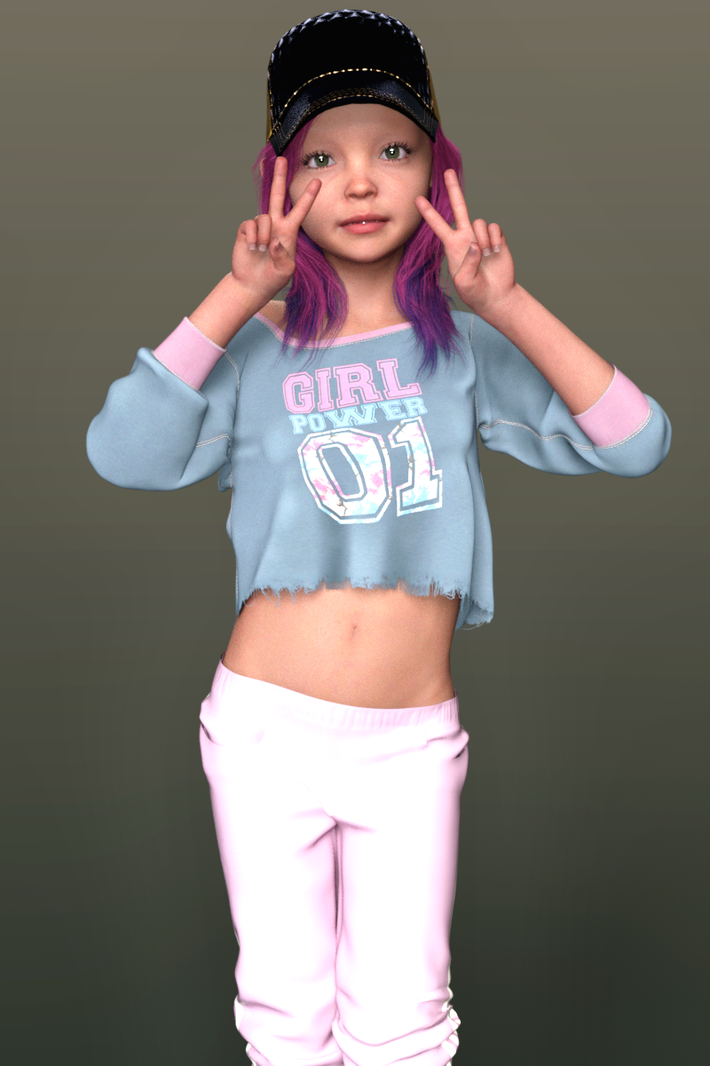 大艦巨砲主義: "ダブルピースちゃん #DazStudio #Daz3D #3DCG #Girl #3D" - Pawoo - 創作活動や自由 ...