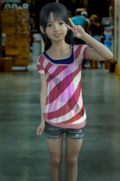 大艦巨砲主義: "スナップ写真風 #DazStudio #Daz3D #3DCG #Girl #3D" - Pawoo - 創作活動や自由なコミュニケーションを楽しめる場