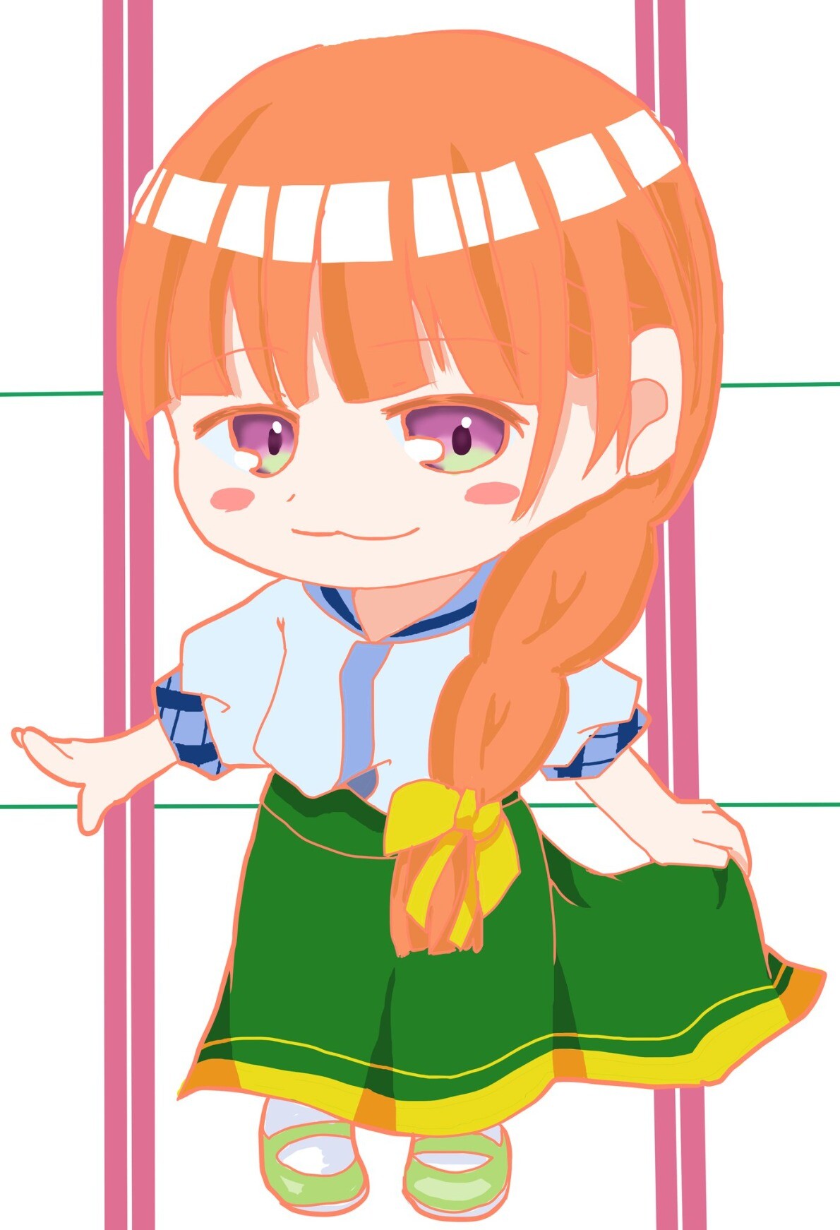 蒼月六花: "アイコンの女の子をミニキャラにしました。 かわよ。" - Pawoo - 創作活動や自由なコミュニケーションを楽しめる場