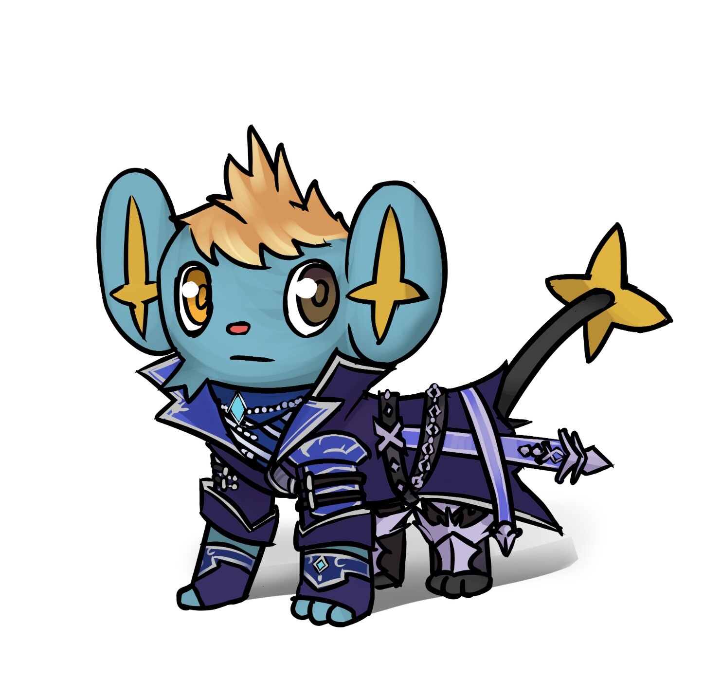 Arya Jaeger: "Pacx Shinx - #Art #Pokémon #Pokemon #PMD #Shinx ...