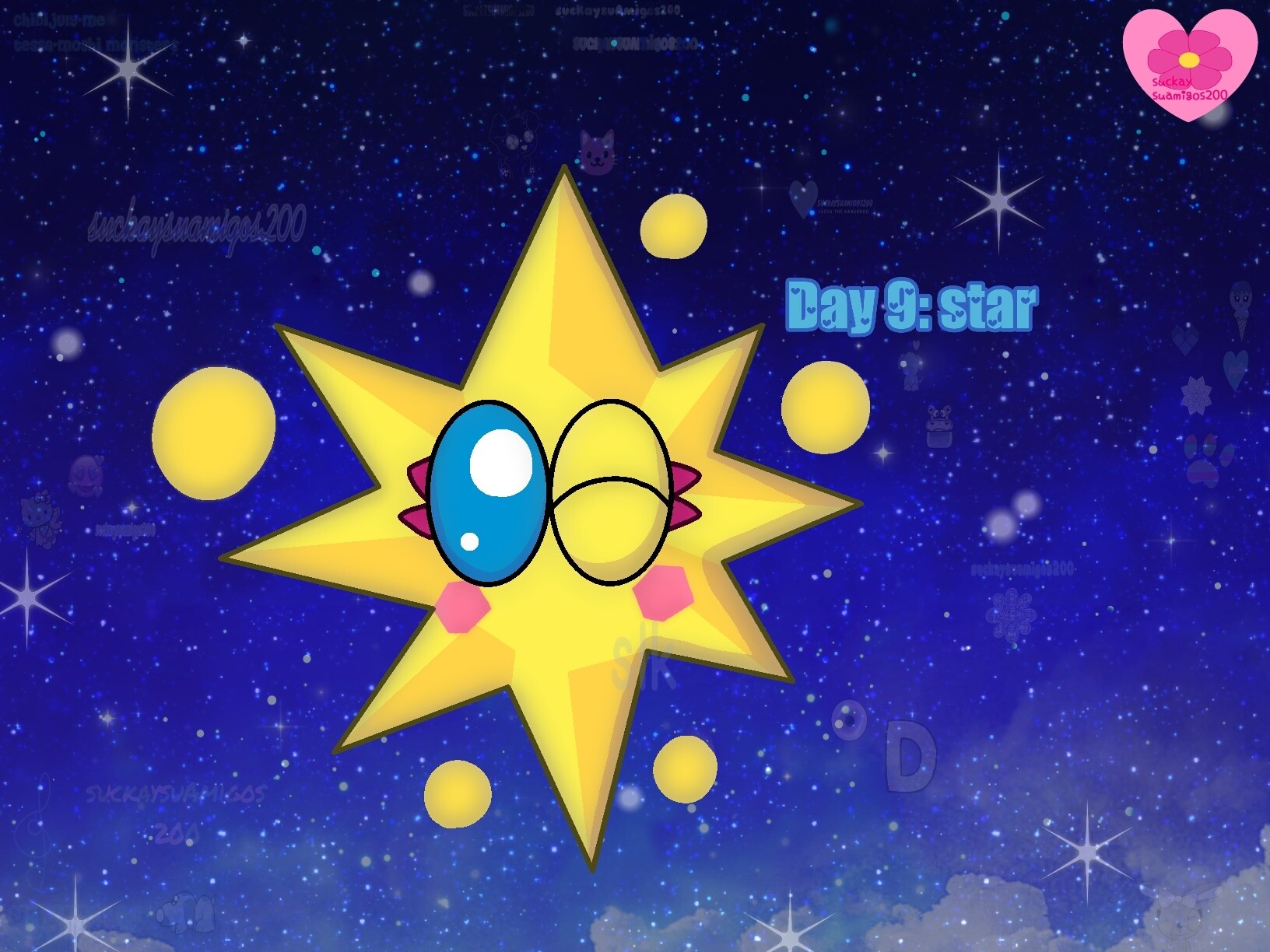 suckaysuAmigos2: "ChibijulyDay9: star ☆ ☆ ☆ 💗🧸tags💗🧸 #fanart #artwo ...