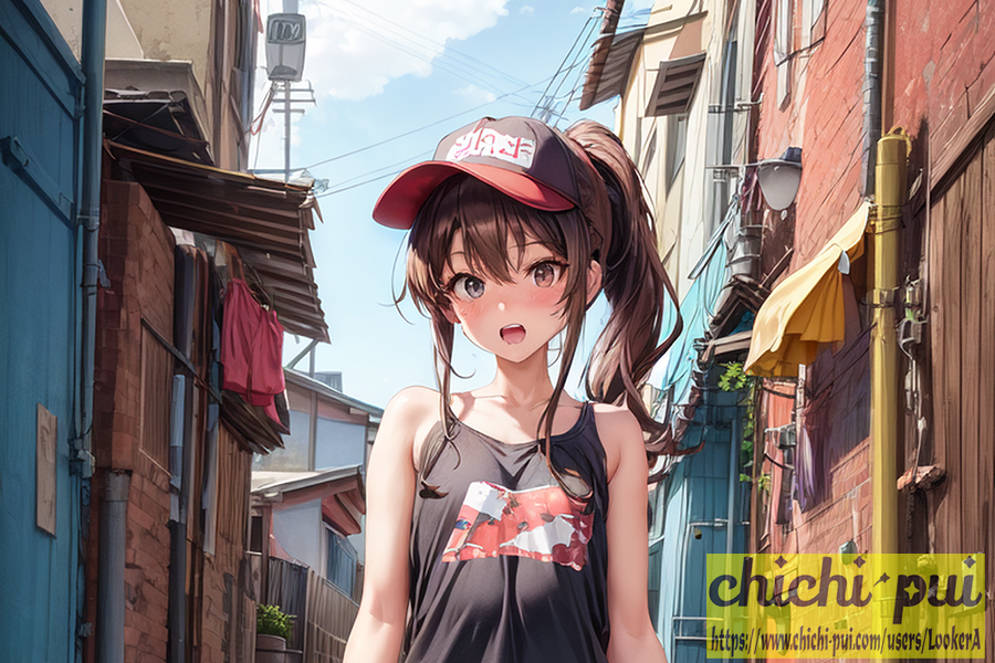 LookerA: "路地で [In the back alley] | LookerA on chichi-pui #…" - Pawoo - 創作活動や自由なコミュニケーションを楽しめる場