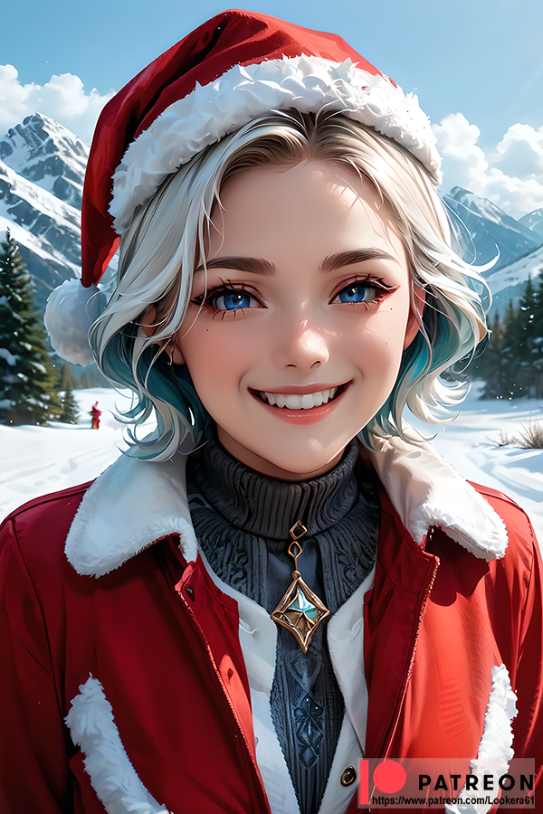 LookerA: "Girl's Christmas adventure at a mountain resort […" - Pawoo ...