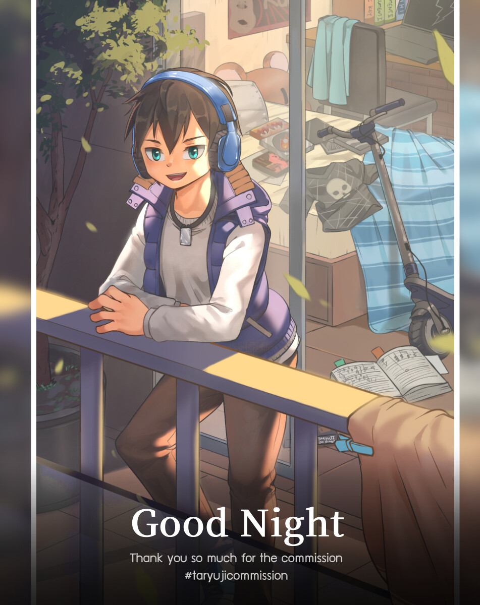 Taryuji: "[commission]-Good night Again, thank you so much …" - Pawoo ...