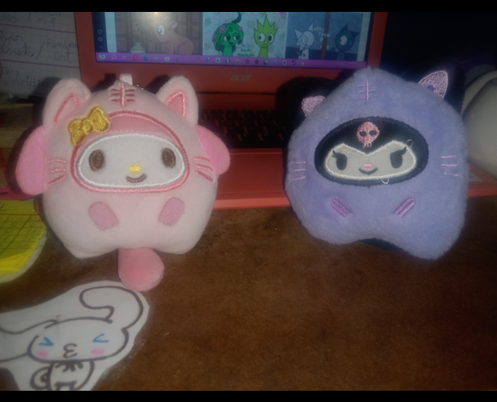 suckaysuAmigos2: "HK: My Melody and kuromi cat costumes ☆ ☆ 💗🧸tags💗 ...