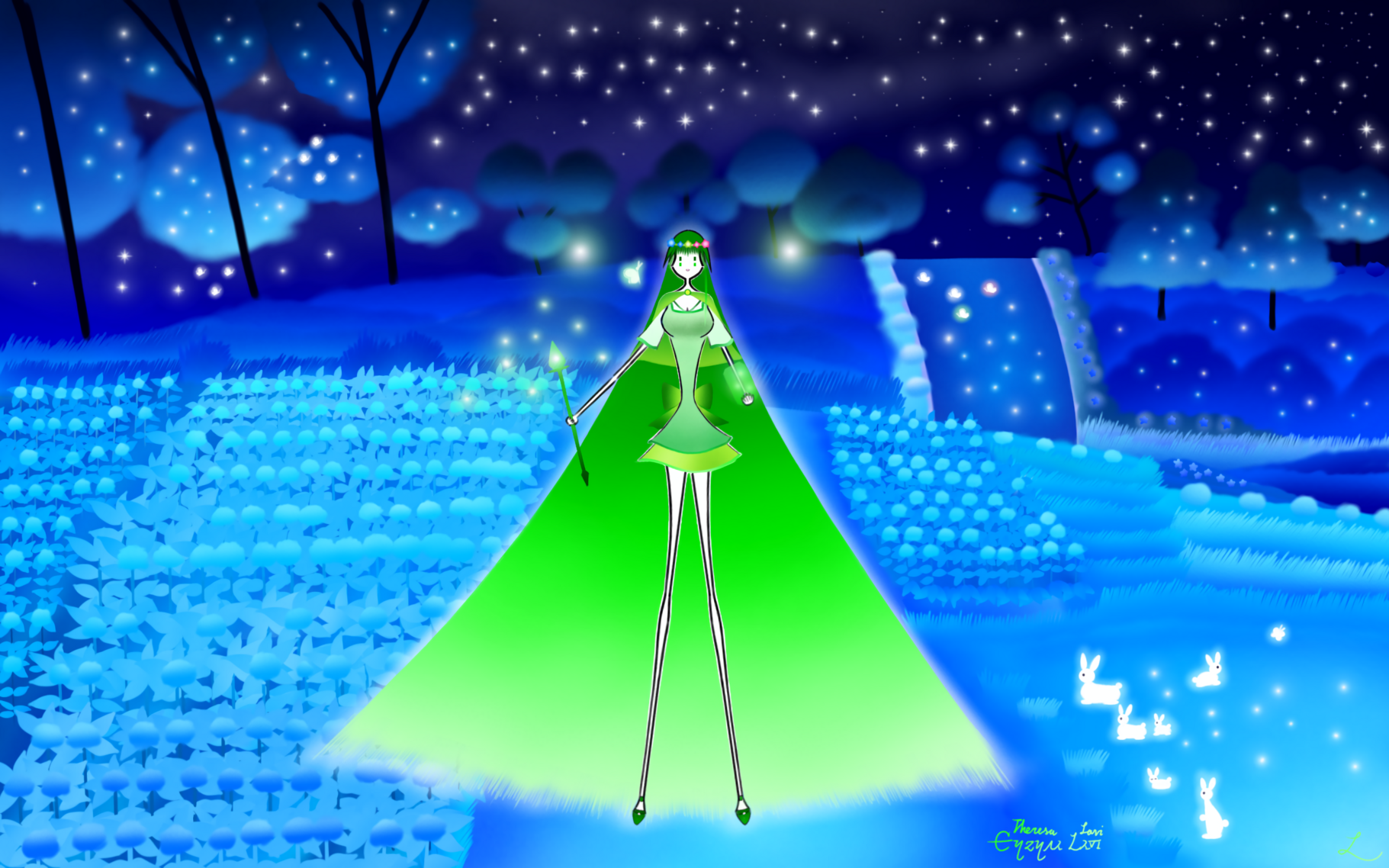 Lysie Singclair: "Heaven's Beautiful Gift 🌳🌺 天上の美しい贈り物 🌳🌺 #art #di ...